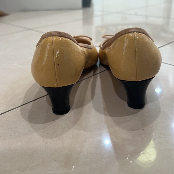 CHANEL | Shoes | Chanel Shoes With Mini Heel About Inch Authentic ...